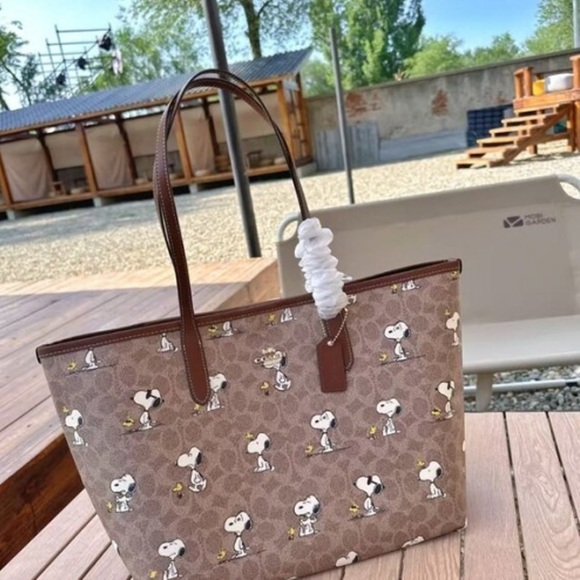 Coach | Bags | Coach Snoopy Themed Everyday Bag | Poshmark
